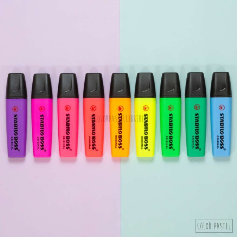 STABILO Resaltador Boss Fluo – Color Pastel Librería